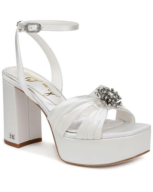 Sam Edelman Janelle Heel in White | Lyst UK