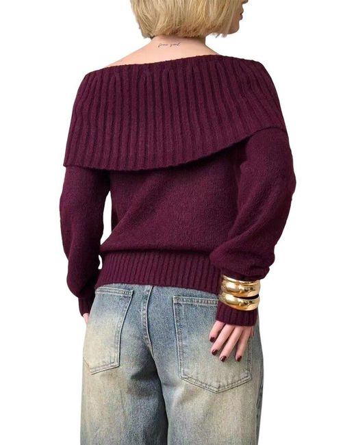 Kayla Paris Sweater in Purple | Lyst UK