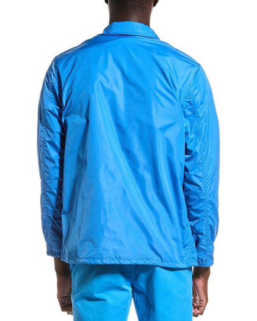 Theory Classic Coach Jacket in Blue for Men | Lyst