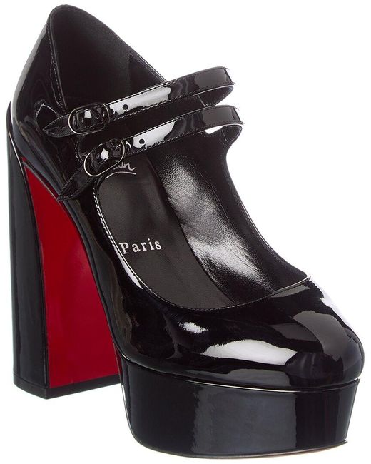 Christian Louboutin Movida Jane 140 Patent Pump in Red | Lyst Christian Louboutin Movida Jane 140 Patent Pump in Red | Lyst