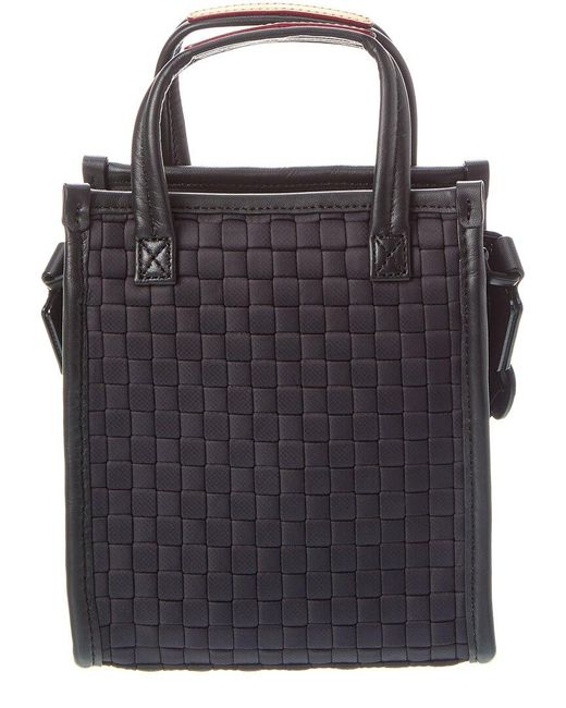 MZ Wallace Micro Woven Box Tote in Blue | Lyst UK