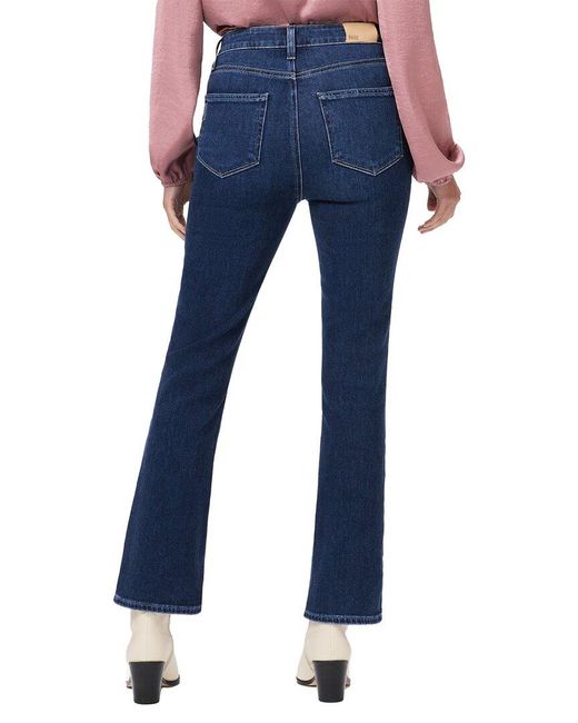 PAIGE Claudine High Rise Sleek Ankle Flare Jean in Blue | Lyst UK