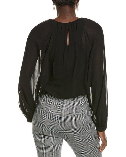 Endless Rose Sheer Balloon Bodysuit in Black | Lyst UK
