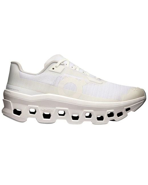 On Shoes Cloudmonster Void Sports Shoe in White | Lyst UK