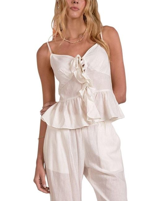 Elan Top in White | Lyst