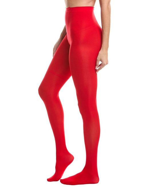 High Heel Jungle Cherry Luxe Tights in Red | Lyst UK