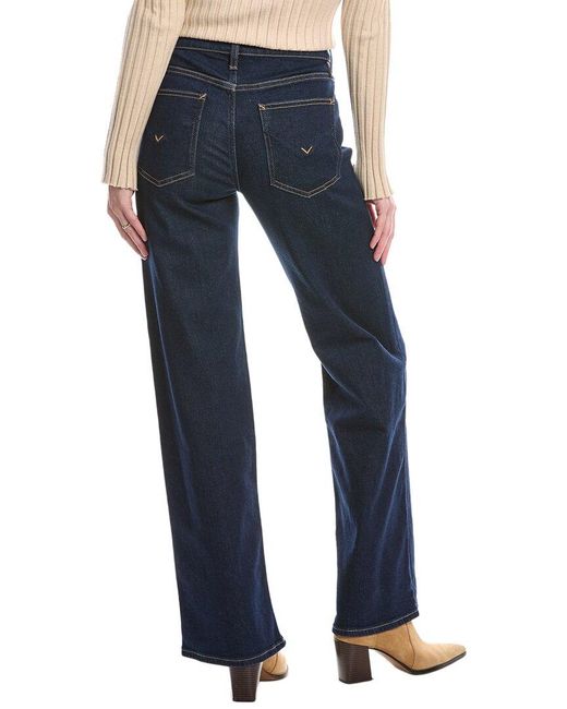 Hudson Jeans Rosie High-Rise Recharge Wide Leg Jean in Blue | Lyst UK