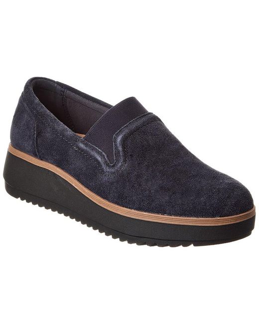 Clarks Zylah Sky Suede Loafer in Blue | Lyst UK