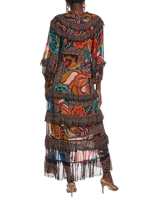 FARM Rio Fall Mix Maxi Dress | Lyst UK