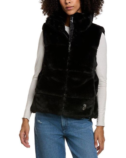 SKEA Amy Ultra Puffy Vest in Black | Lyst UK