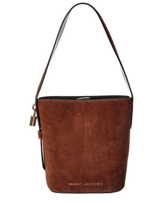 Marc Jacobs Suede Drifter Suede Bucket Bag in Brown | Lyst
