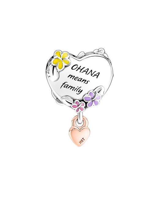 PANDORA Disney X Cz Charm in White | Lyst UK