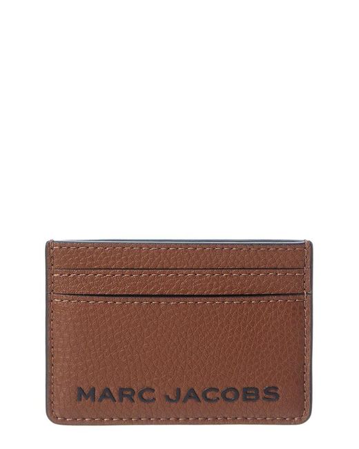 Marc Jacobs Bold Slg Leather Card Case in Brown | Lyst UK