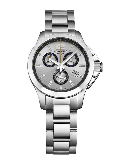 Longines Conquest Watch, Circa 2020s in Gray | Lyst