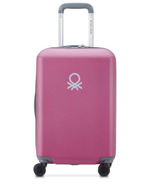 Benetton Ucb Hard Carry-on in Pink | Lyst
