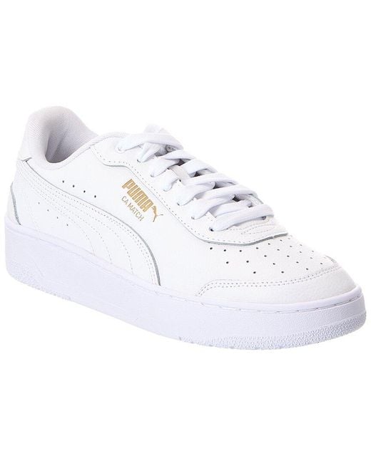 PUMA Ca Match Leather Sneaker in White for Men | Lyst UK