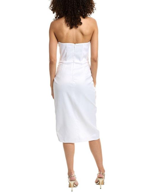 Bardot Jamila Strapless Corset Dress In White Lyst