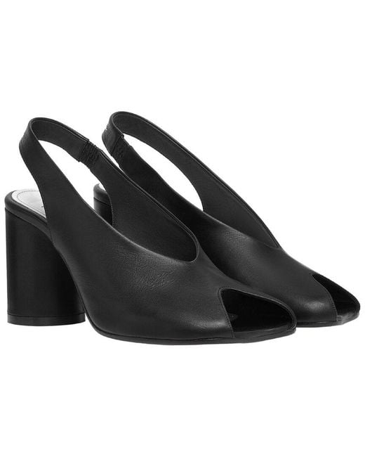 Maison Margiela Anatomic Leather Sandal in Black | Lyst UK