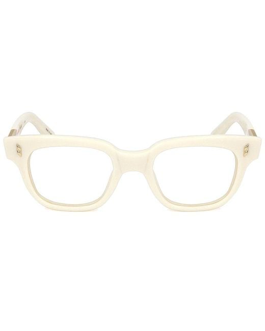 Linda Farrow Agent Provocateur By Ap24 48Mm Optical Frames in White | Lyst