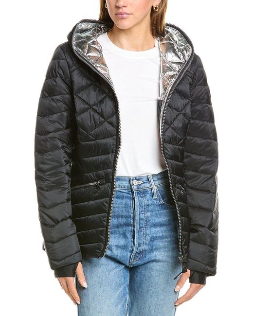 Pajar Nyota Lightweight Mixed-Diamond Quilted Jacket in Black | Lyst
