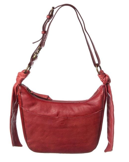 Frye Nora Leather Crossbody in Red | Lyst