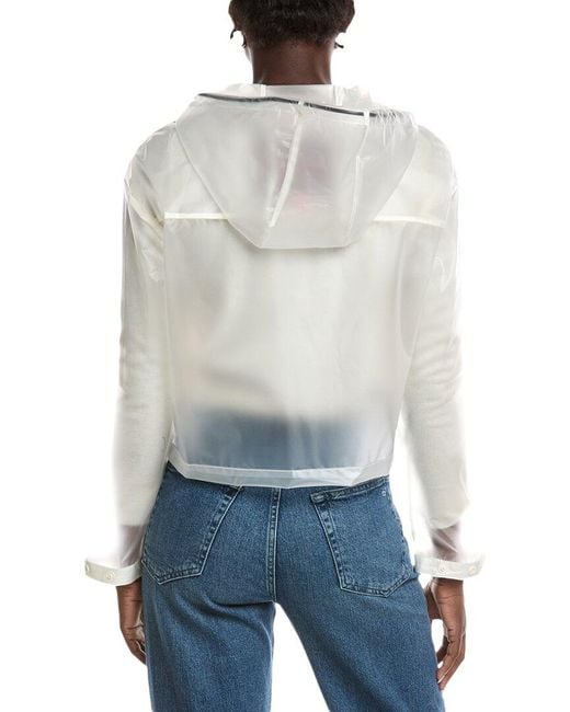 HUNTER Matte Transparent Jacket in Blue | Lyst UK