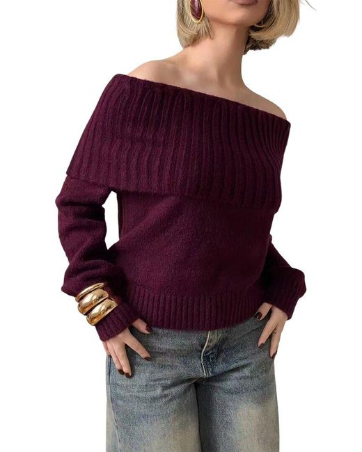Kayla Paris Sweater in Purple | Lyst UK