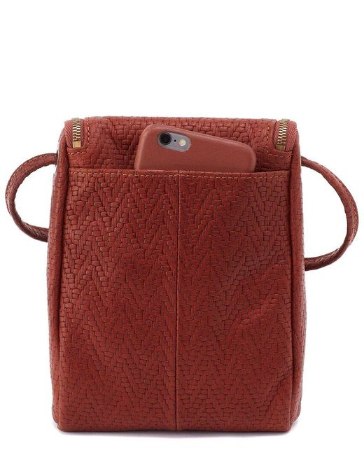 Hobo International Fern Leather Crossbody in Red | Lyst