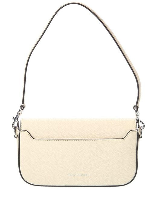 Marc Jacobs Signet Turnlock Leather Shoulder Bag in Natural | Lyst