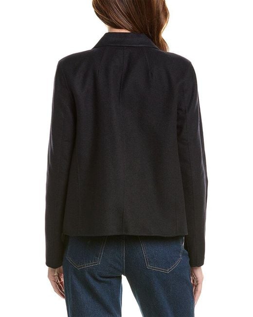 Theory Sileena Wool & Cashmere-Blend Jacket in Black | Lyst