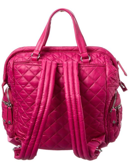 MZ Wallace Crosby Frame Backpack Ii in Pink | Lyst