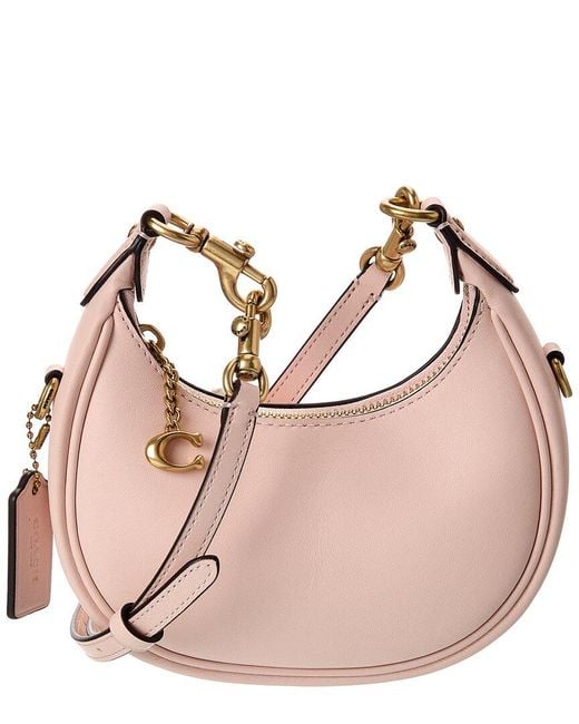 COACH Jonie Leather Bag in Pink | Lyst