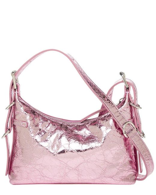 Givenchy Voyou Mini Leather Crossbody in Pink | Lyst UK