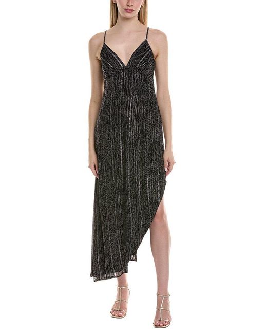 Chaser Brand Leopard Printed Ggt Kiss Slip Dress in Black | Lyst UK
