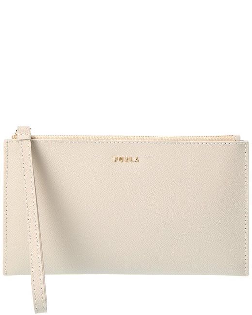 Furla Classic Envelope in Natural | Lyst UK