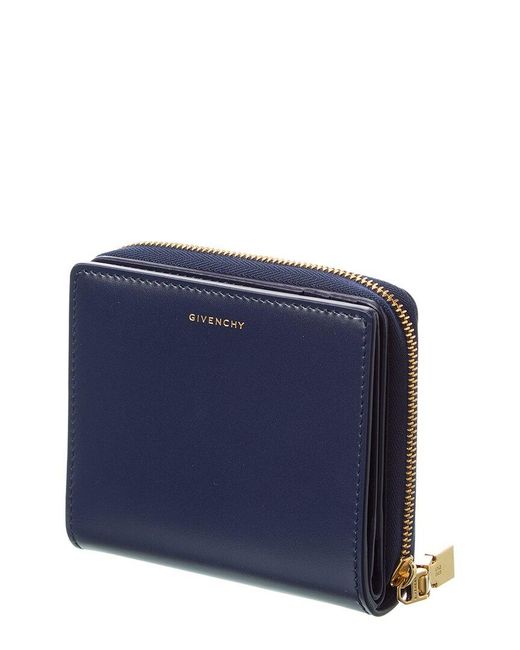 Givenchy 4G Small Leather Coin Purse in Blue | Lyst UK