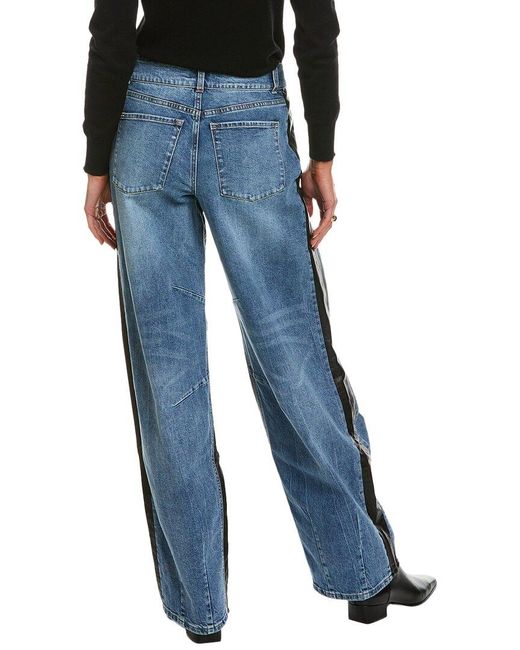 Alice + Olivia Parker Brooklyn Low-Rise Balloon Leg Jean in Blue | Lyst