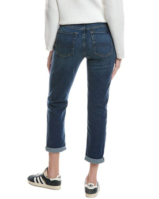 7 For All Mankind Kimmie Virginia Bootcut Jean in Blue | Lyst UK
