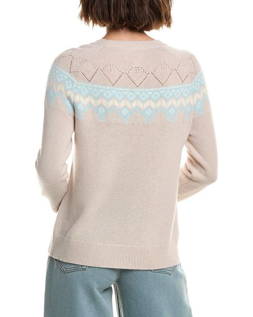 Sail To Sable Fairisle Wool Sweater in Grey | Lyst UK