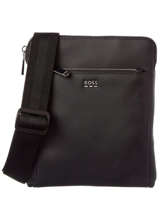 BOSS Jinko Envelope Reporter Bag in Black for Men | Lyst UK