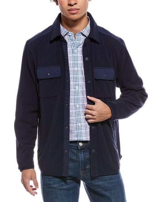 Tommy Bahama Oasis Drive Cpo Shirt Jacket in Blue for Men | Lyst