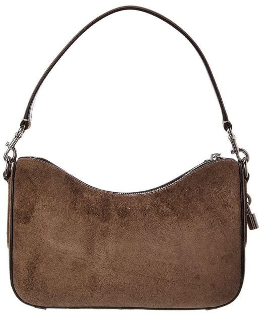 Marc Jacobs Suede Drifter Convertible Suede Shoulder Bag in Brown | Lyst