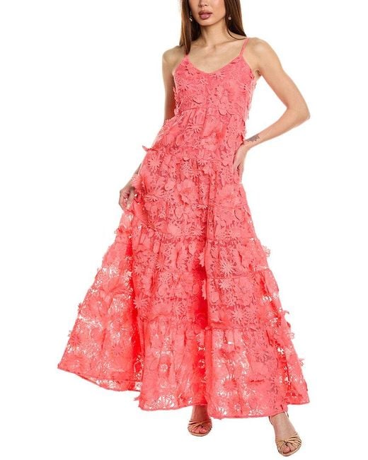 FLORA BEA NYC Davie Maxi Dress in Pink | Lyst