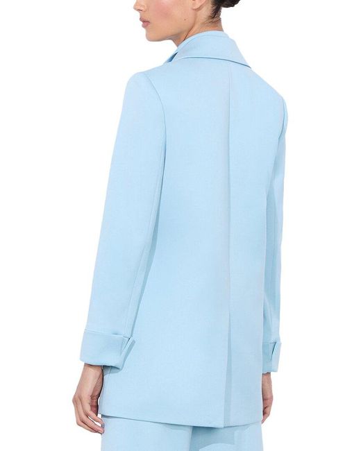Alice + Olivia Margot Blazer in Blue | Lyst UK