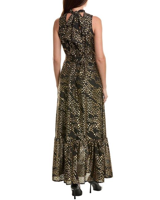 Julia Jordan Chiffon Maxi Dress in Green | Lyst UK
