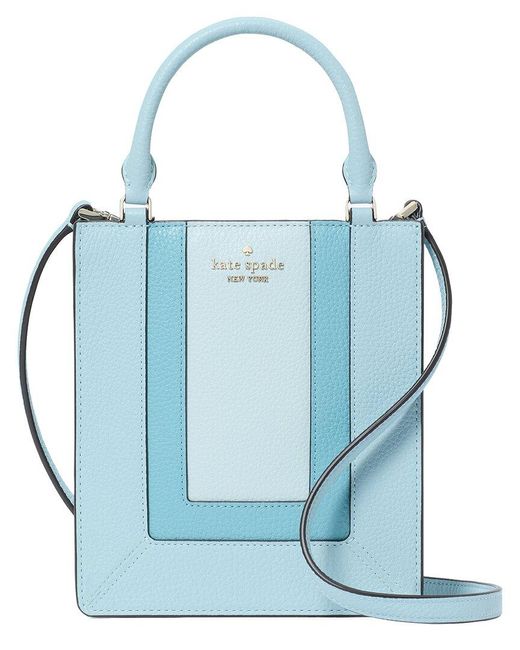 Kate Spade Lena Pieced Colorblocked Mini Tote in Blue | Lyst UK