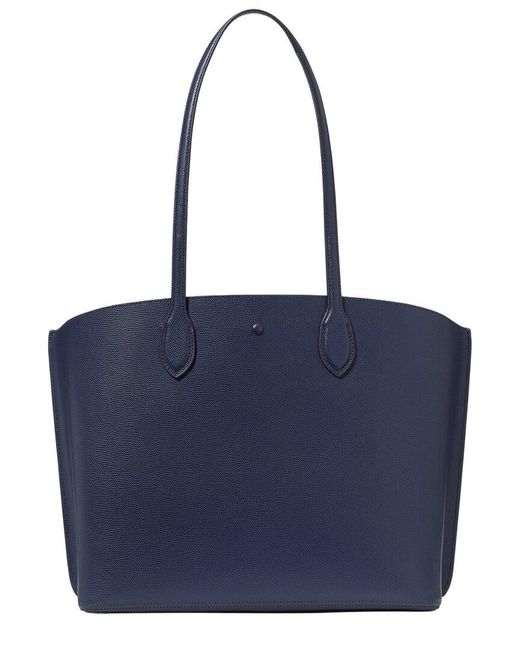 Kate Spade Suite Large Leather Work Tote in Blue | Lyst UK