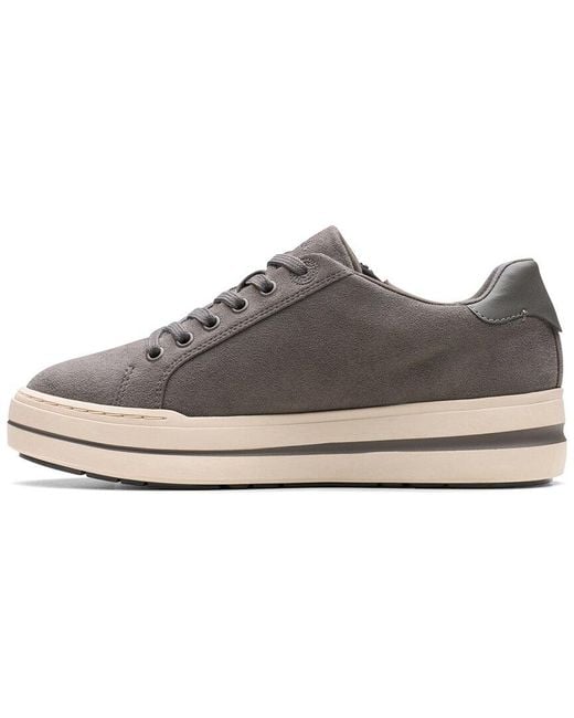 Clarks Cloudsteppers Audreigh Sky Dark Grey Sneake in Grey | Lyst UK