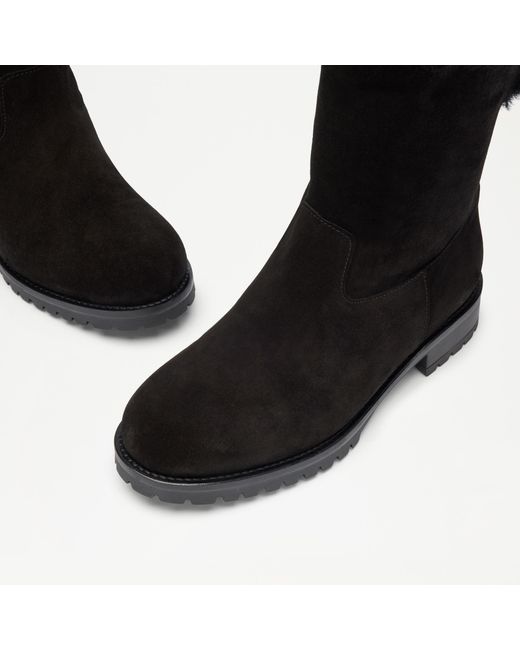 Russell & Bromley Unfold Fold Down Boot in Black | Lyst UK