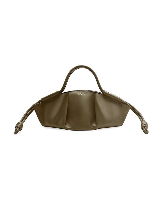 Loewe Paseo Small Leather Shoulder Bag in Green | Lyst Loewe Paseo Small Leather Shoulder Bag in Green | Lyst
